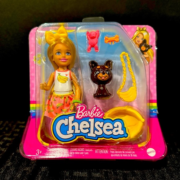 Toys | Barbie Toys Chelsea Doll And Accessories Travel Set With Puppy ...